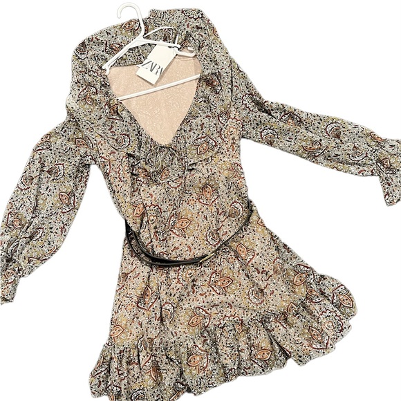 Zara | Dresses | Zara Print Dress | Poshmark